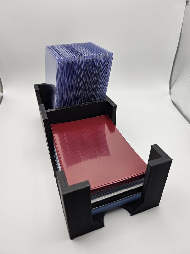 Trading Card Storage Tower: Top Loader & Penny Sleeve Dispenser - Etsy