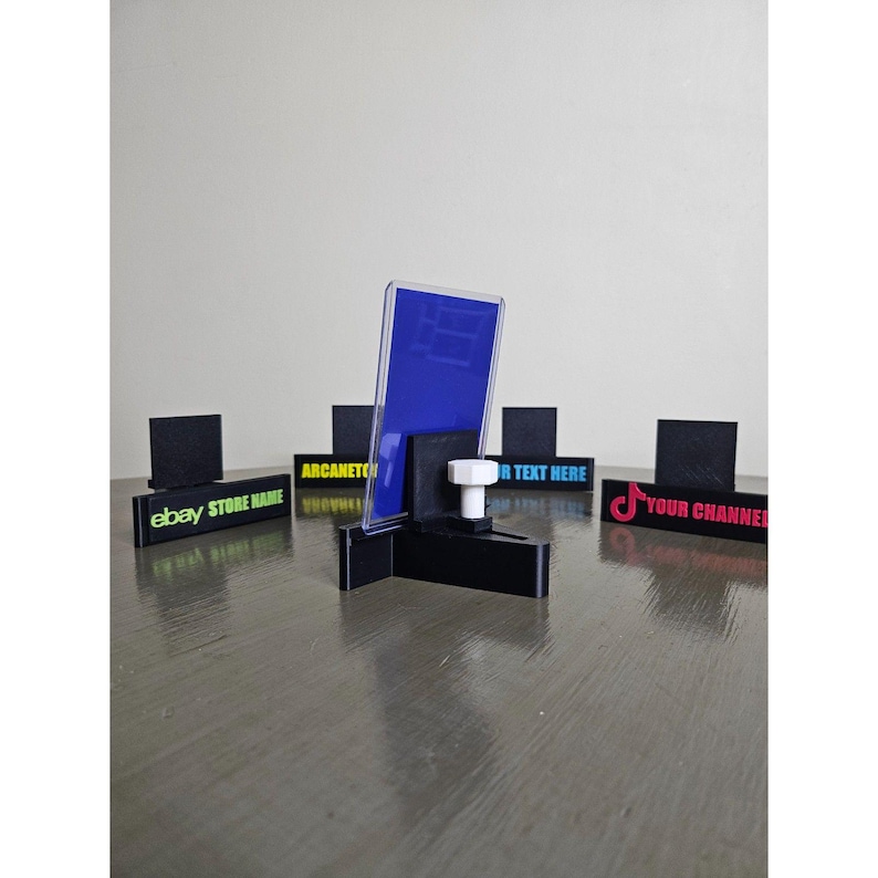 Custom Logo Trading Card Display Stand: 3D Printed Adjustable Holder - Etsy
