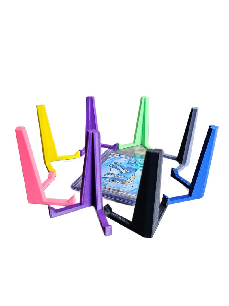 3D Printed Card Stand: Toploader Display for Pokemon, TCG & Sports ...