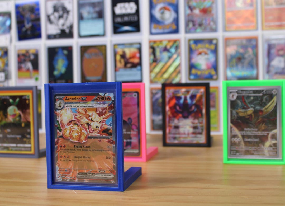 3D Printed Toploader Card Stand: Ultra Pro Compatible Display - Etsy