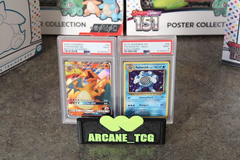 Custom 3D Printed Trading Card Display Stand: Adjustable Personalized ...