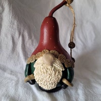 Santa Gourd - Etsy