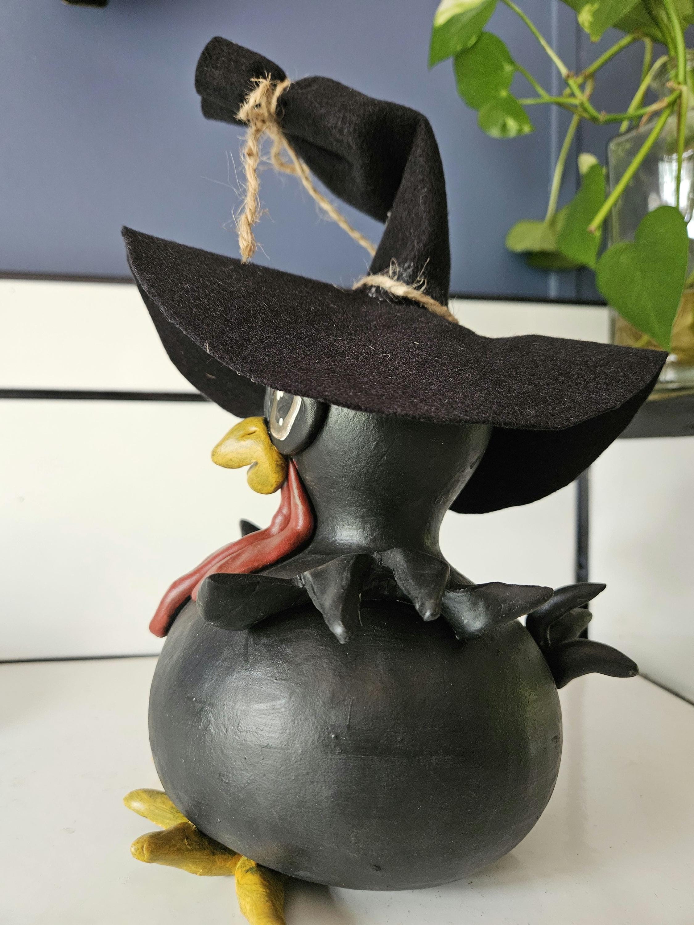 Cute Chicken Sculpted Halloween Witch - Etsy