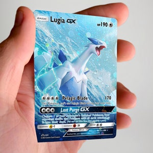 POKEMON Custom Card Lugia Gx Cosmo Holo! - Etsy