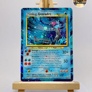 POKEMON Custom Shining Gyarados GX Cosmo Holo! - Etsy