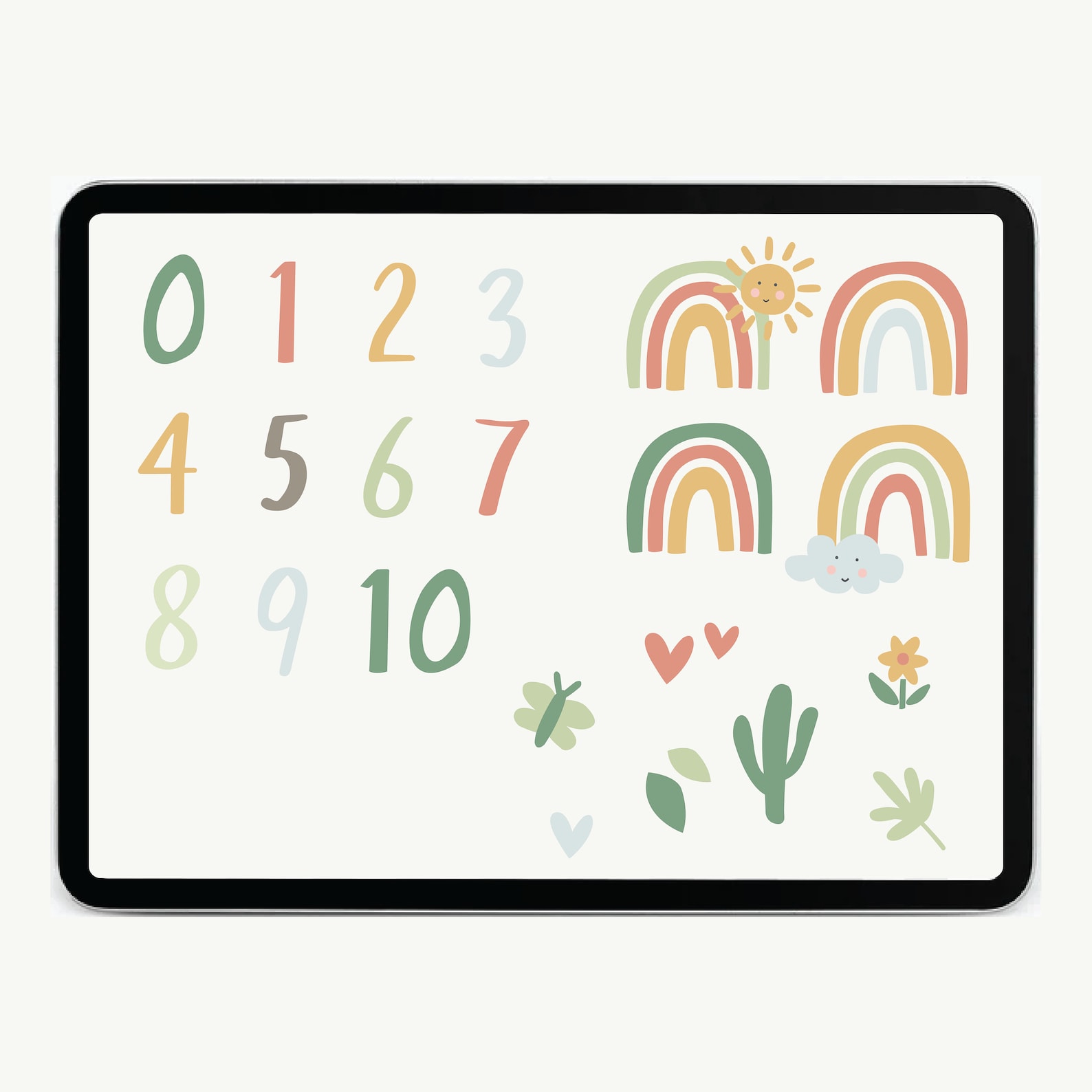 Digital Stickers for Kids | Safari Stickers | Zoo Stickers | Digital ...