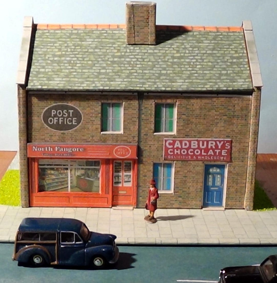 TT:120 Post Office & House, Model Building - Etsy
