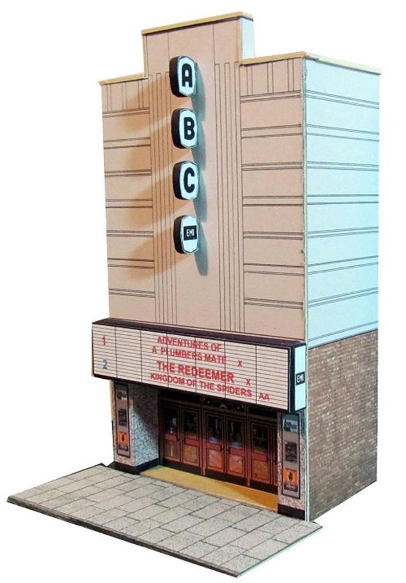 Kingsway 00 Scale Regal / ABC Cinema Sidcup Ready-made. Model Railways ...