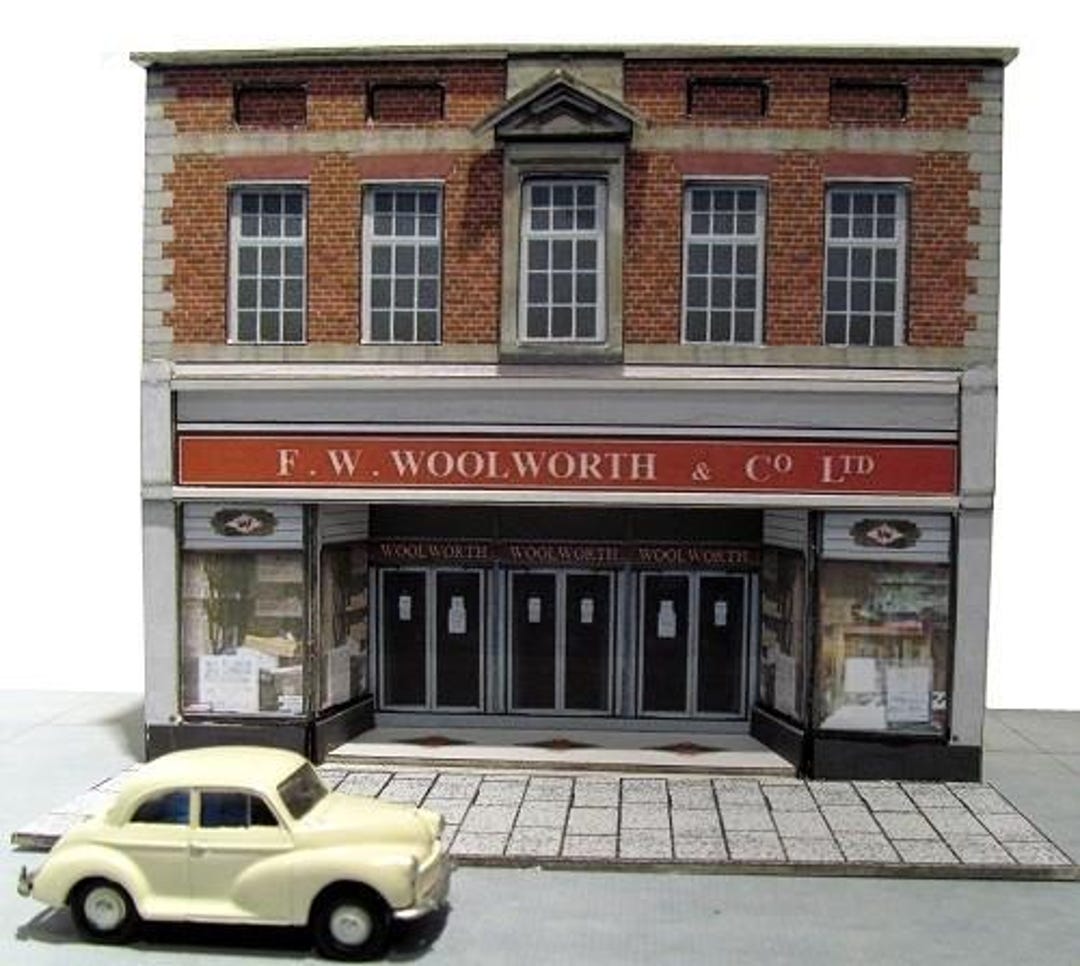 TT:120 Woolworths Store, Model Building. Lit or Unlit. - Etsy