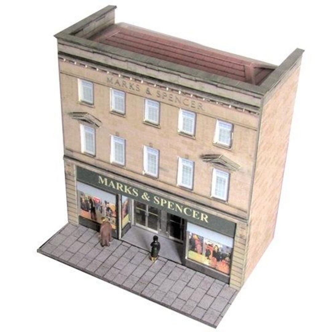 Kingsway, 00 Scale, Marks & Spencer Buxton Shop Building, Ready-made ...