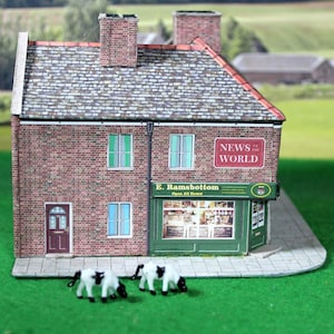 TT:120 Corner Shop Model Building - Etsy UK