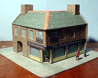 TT:120 Corner Shop Model Building - Etsy UK