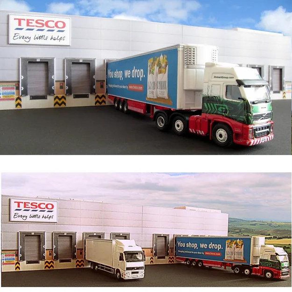 Kingsway, 00 Scale, Modern Truck Loading Bay, Ready-made. Model ...