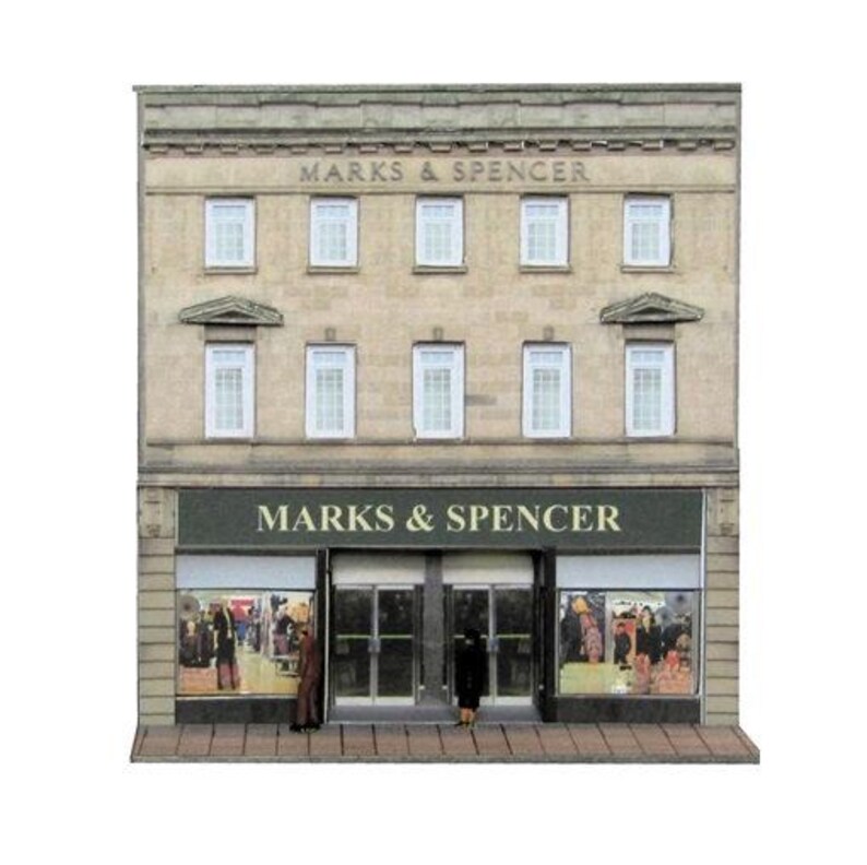 Kingsway, 00 Scale, Marks & Spencer Buxton Shop Building, Ready-made ...