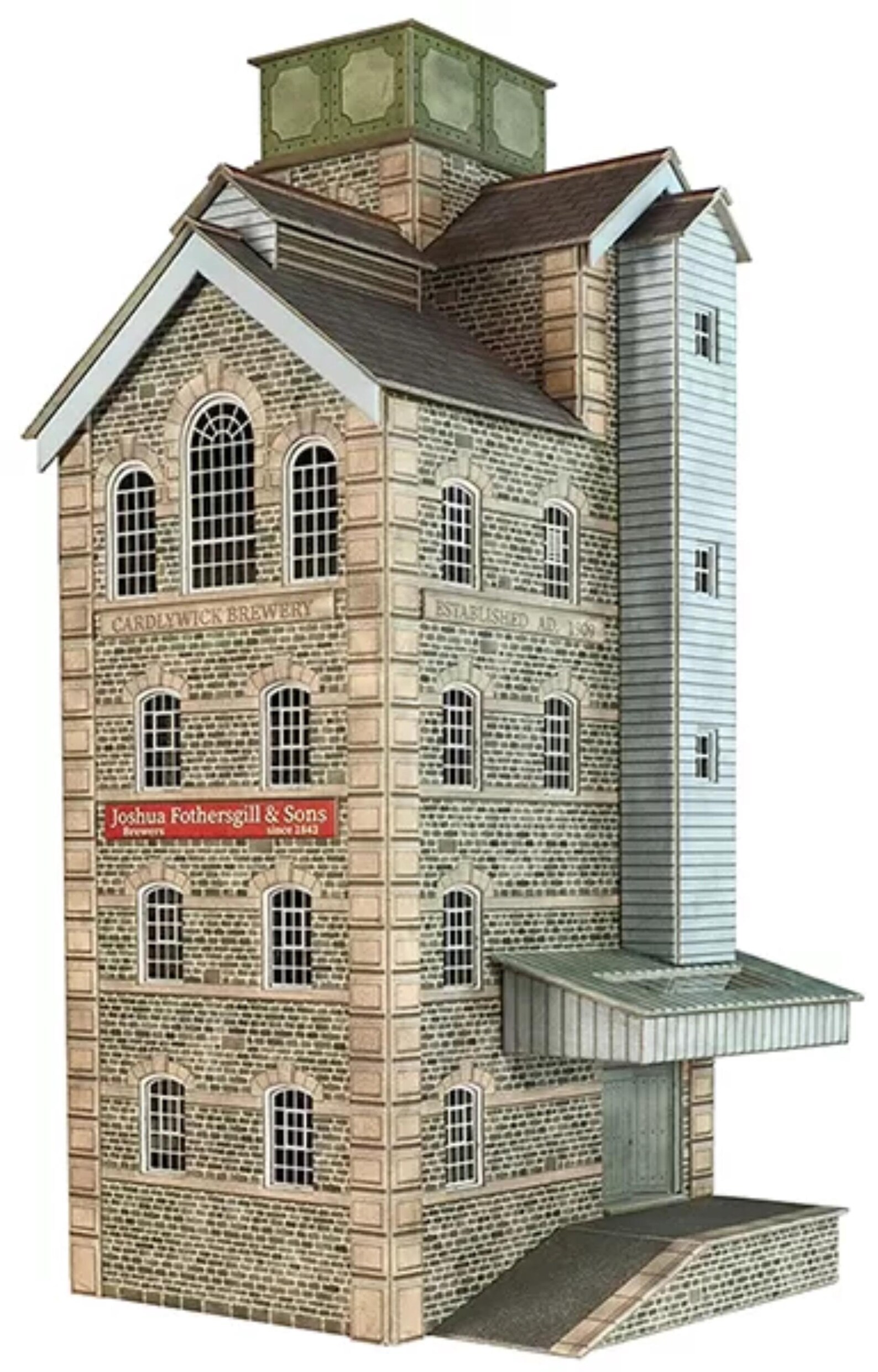 Metcalfe, 00 Scale, Brewery Building, Ready-made for Your Layout or ...