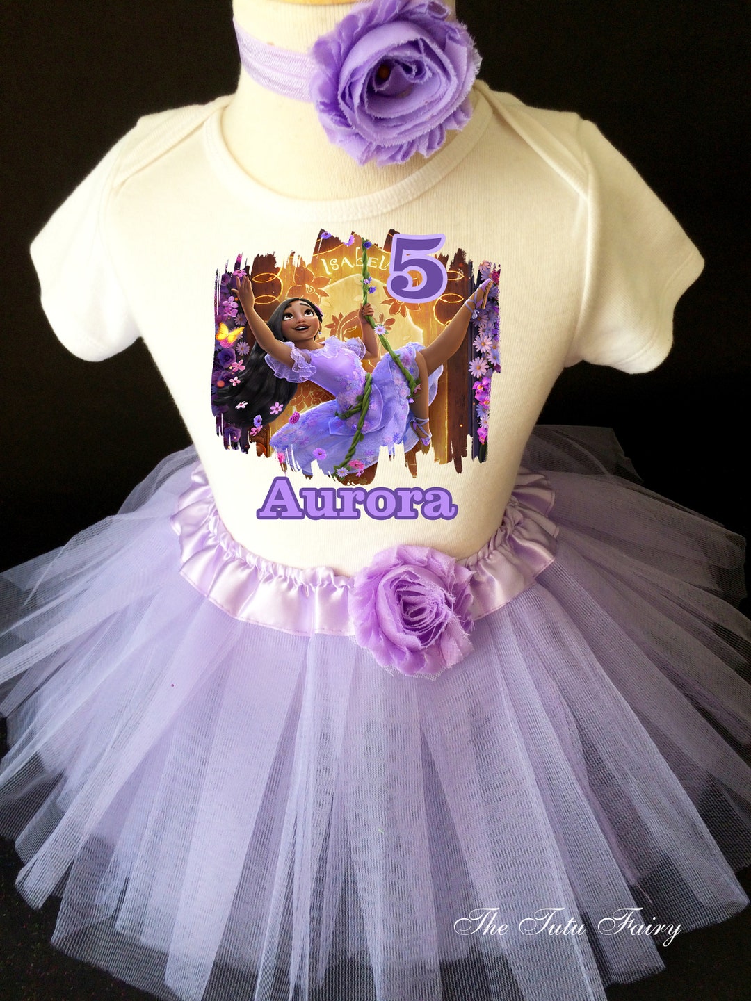 Encanto Isabela Birthday Tutu Outfit: Personalized 5th Birthday Party ...