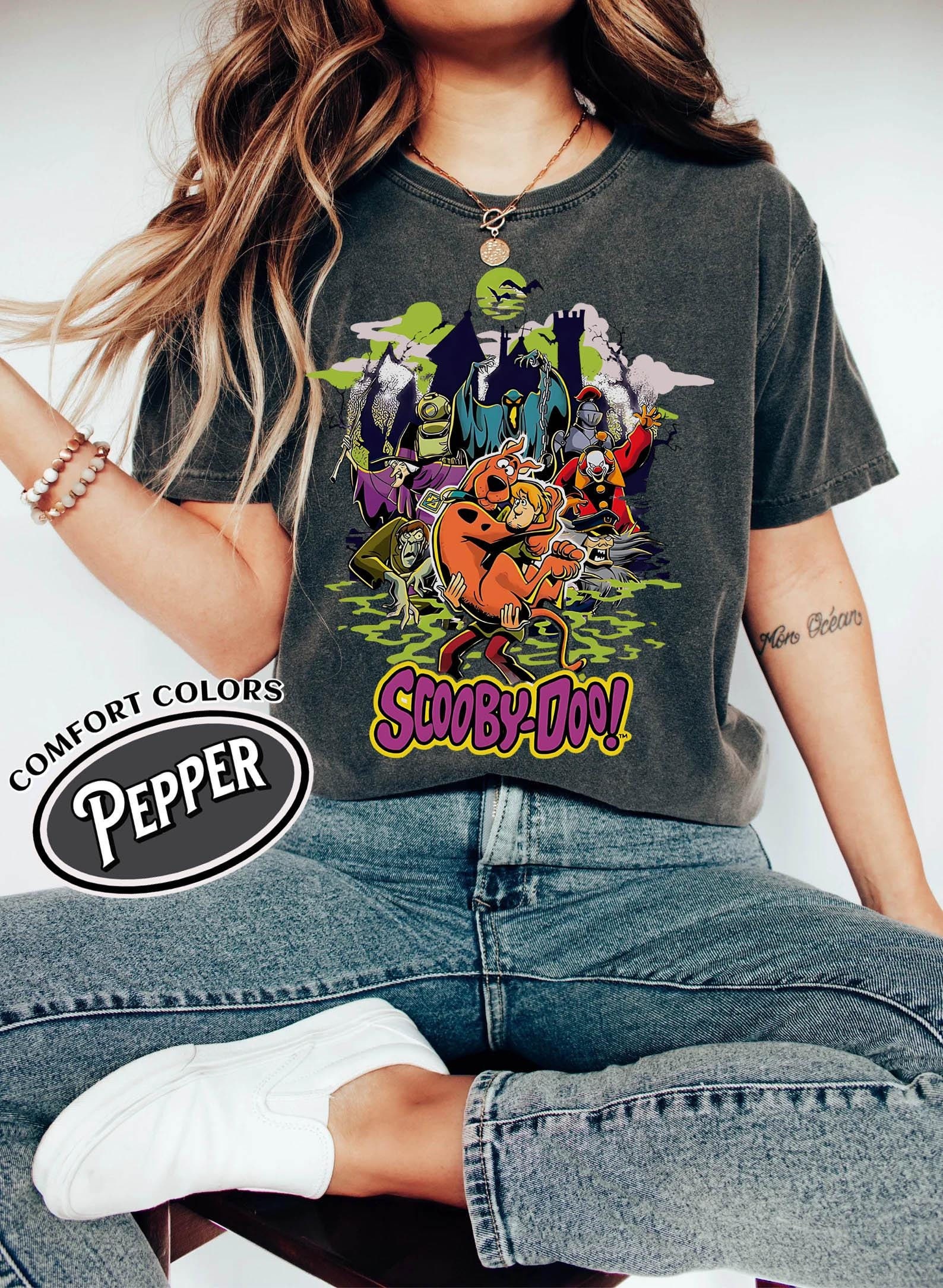 Scooby Doo Vintage T-shirt Horror Movie Tee Halloween T Shirt Unisex ...