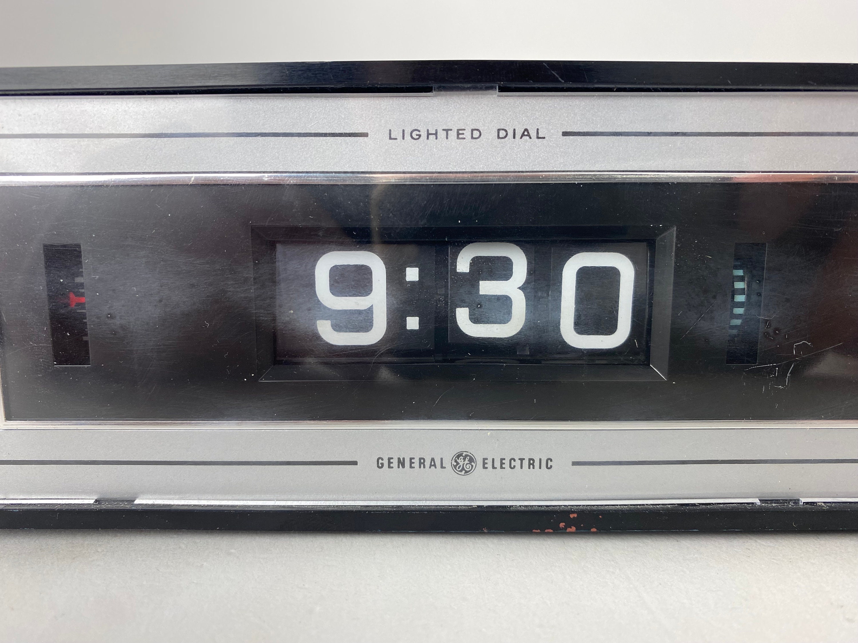 Vintage General Electric Lighted Dial Flip Clock - Etsy