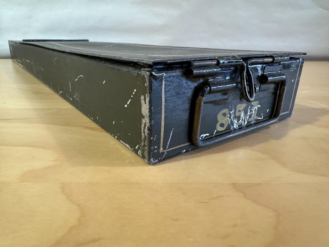 Antique Bank Vault Metal Safety Deposit Box - Etsy