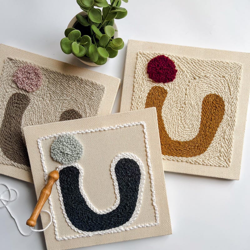 Modern Punch Needle - Etsy