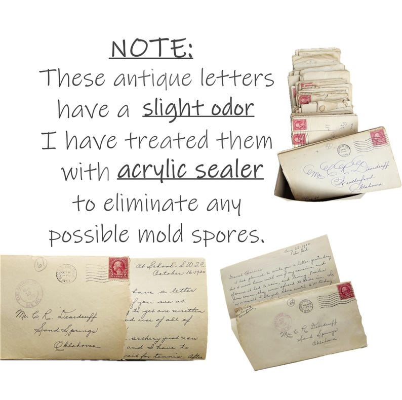 Mail Art From 1930, Folk Art Bird Envelope, Handwritten Letter in ...
