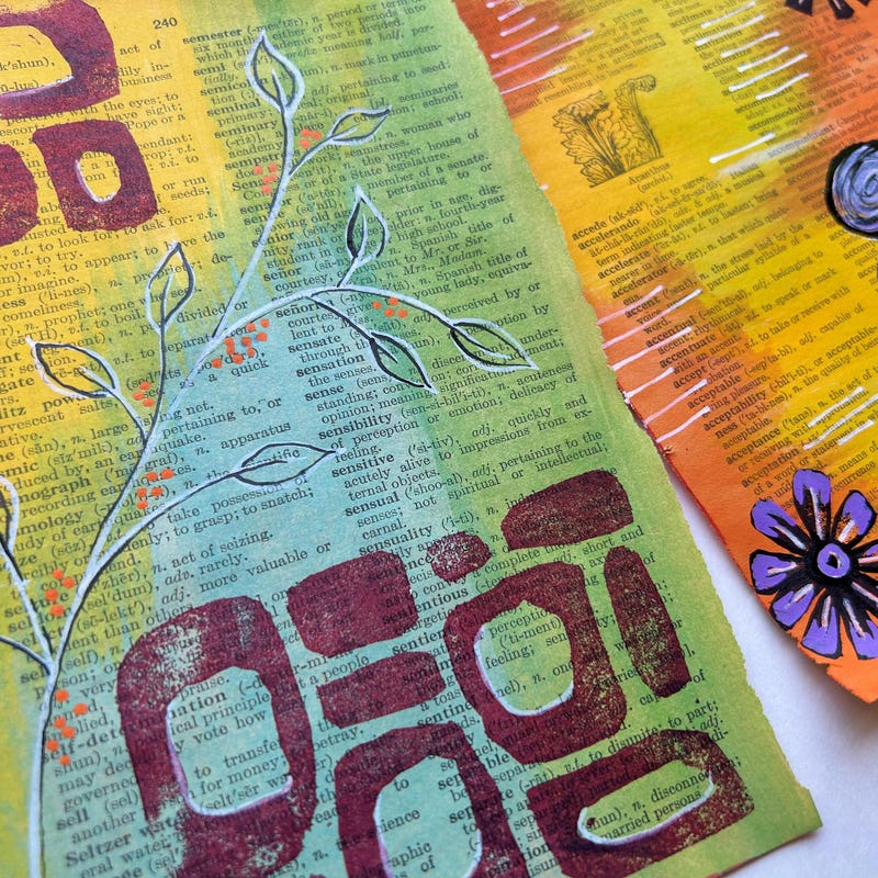 Dictionary Page - Etsy