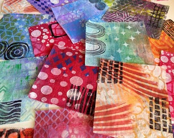 Black & White Collage Paper Pack, Hand-painted Lightweight Deli Paper ...