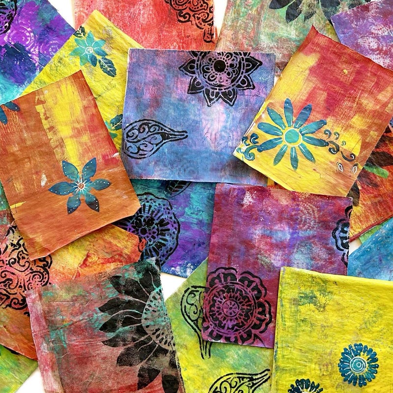 Boho Decoupage Paper - Etsy