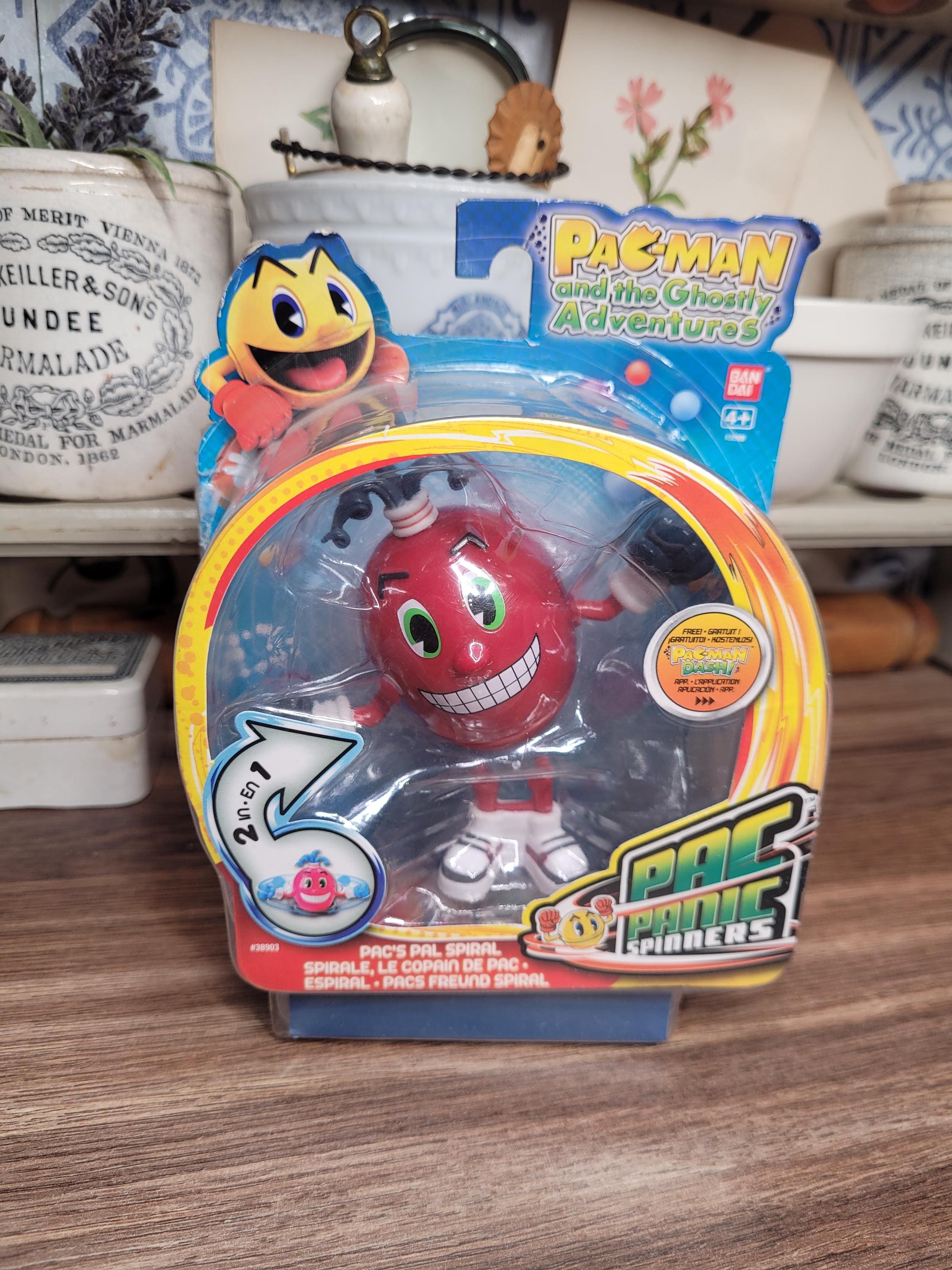 Pac Man and the Ghostly Adventures Pac Panic Spinners Toy, BANDAI ...