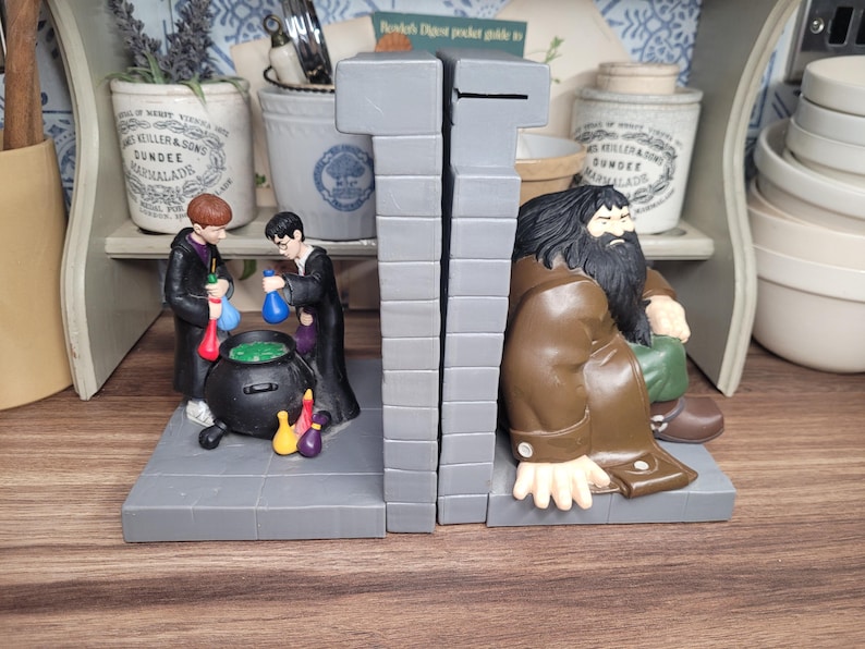 Vintage Warner Bros Harry Potter Bookends, Harry Potter Collectible - Etsy
