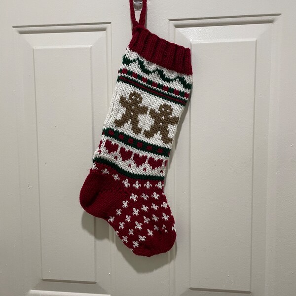 Gingerbread Stocking - Etsy