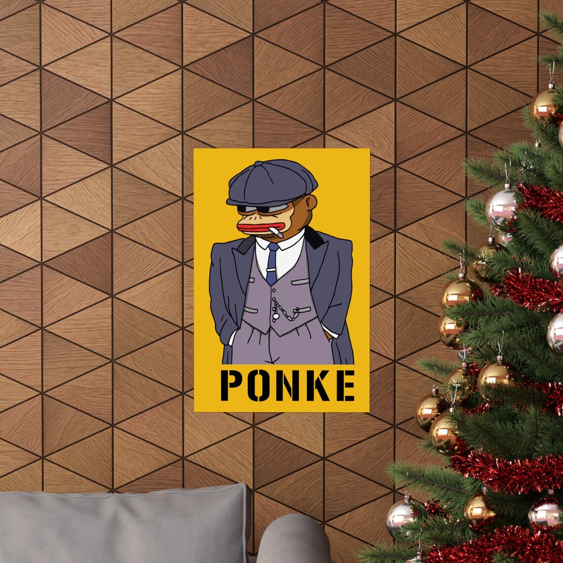 Ponke Matte Poster, Crypto Memecoin Poster, Ponke Pepe Memecoin Wall ...