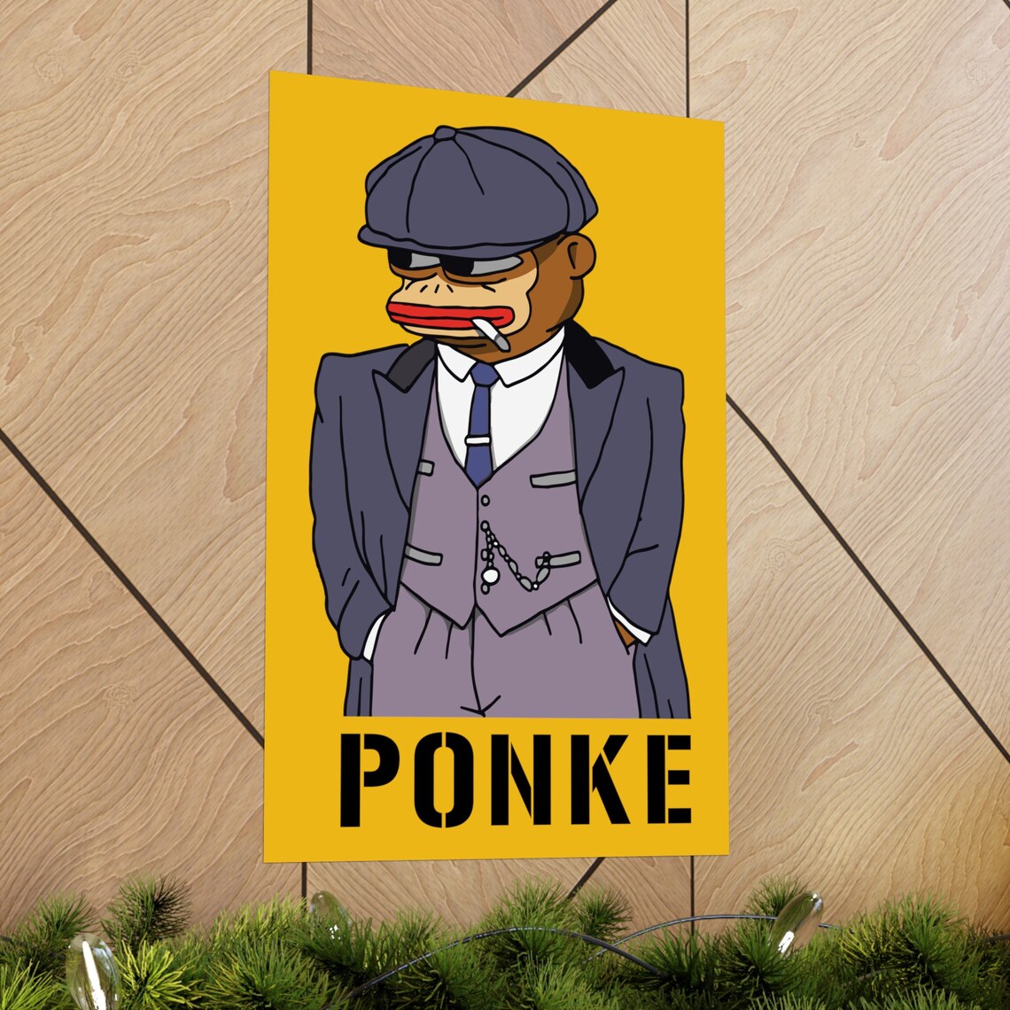 Ponke Matte Poster, Crypto Memecoin Poster, Ponke Pepe Memecoin Wall ...