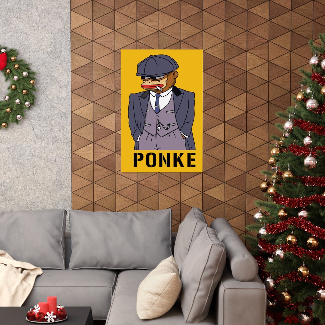 Ponke Matte Poster, Crypto Memecoin Poster, Ponke Pepe Memecoin Wall ...