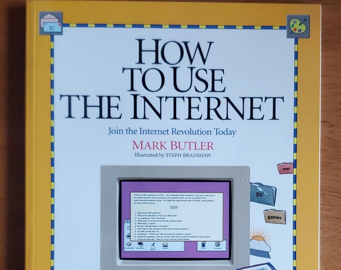 Vintage Internet and Computer History Book: How to Use the Internet by ...
