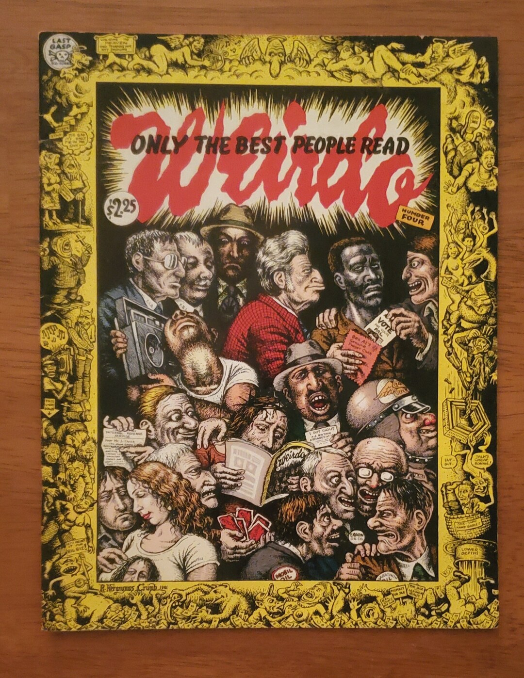 Vintage Alternative Comic Book: Weirdo Issue #4 (2nd Printing, 1981 ...