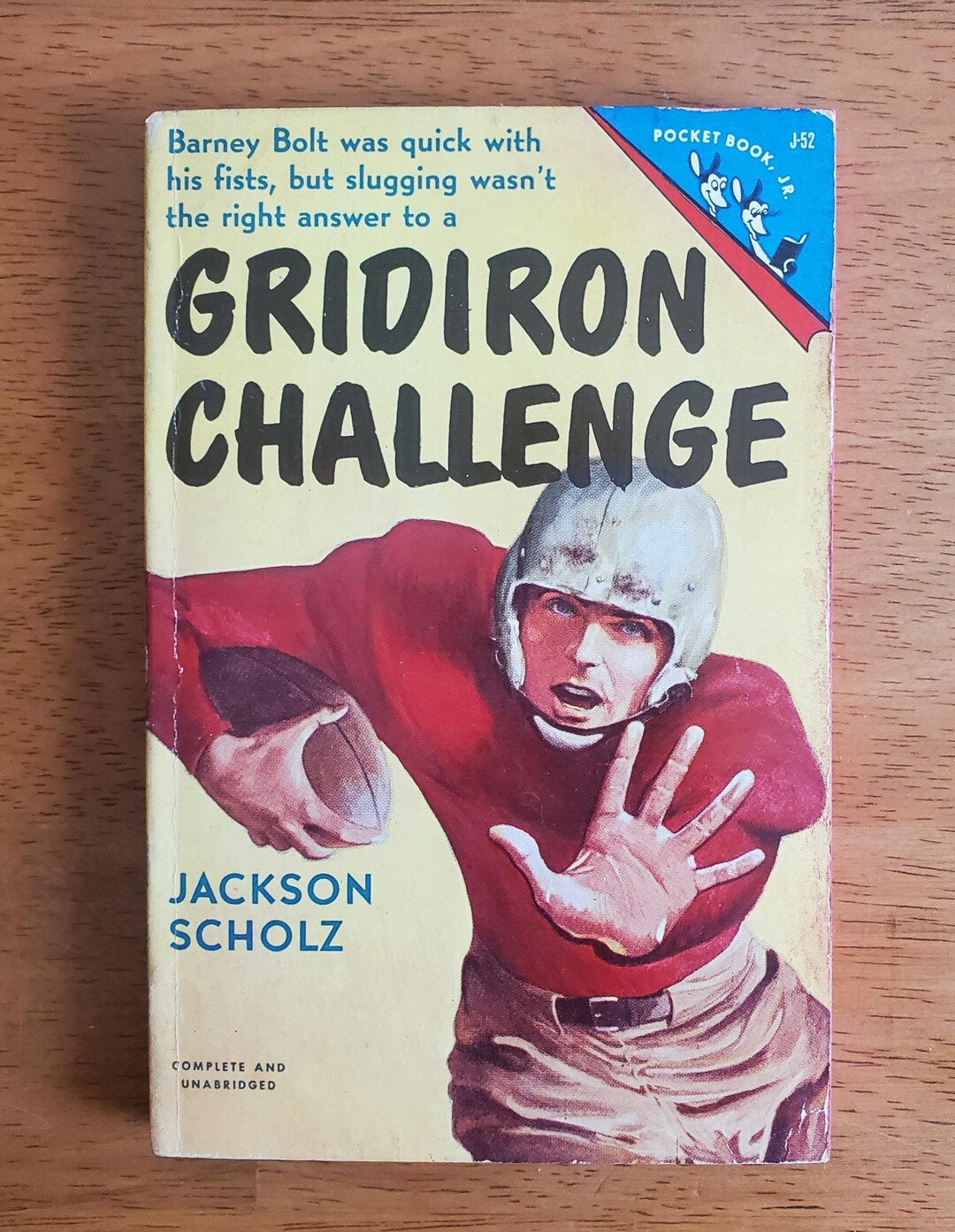 Vintage Football Book: Gridiron Challenge, by Jackson Scholz ...