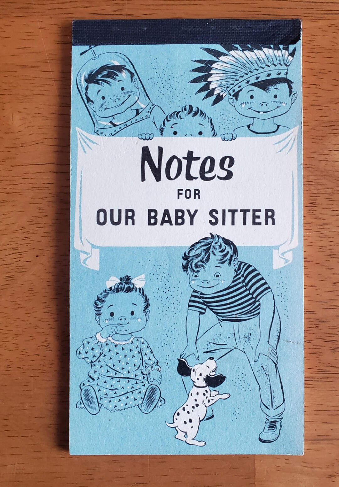 Vintage Mid-century Notepad: Notes for Our Babysitter, Published by ...