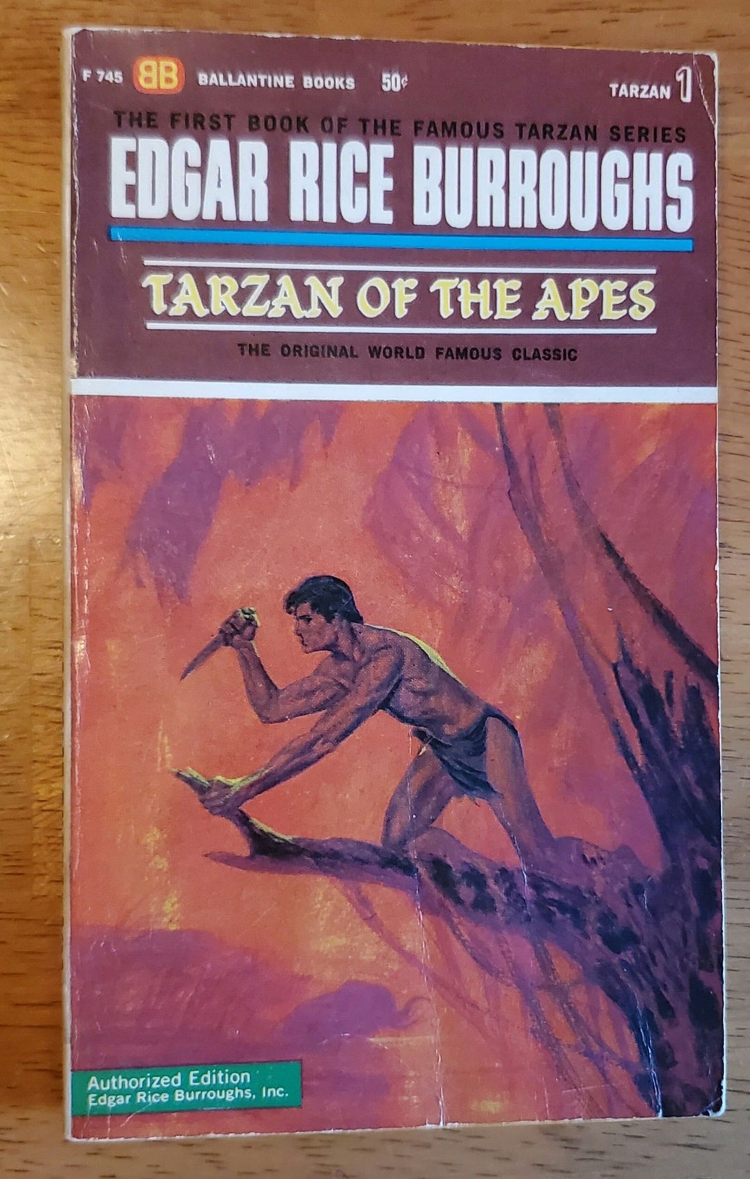 Vintage Debut Tarzan Novel: Tarzan of the Apes by Edgar Rice Burroughs ...