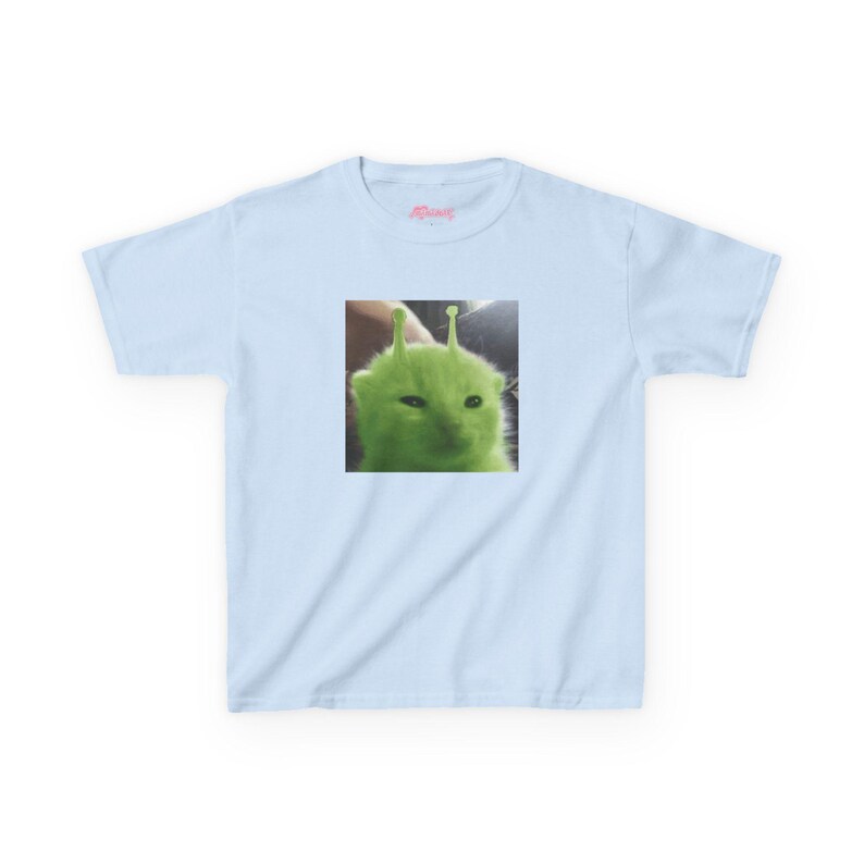 Kitten Alien Cat Meme Y2K Baby Tee 90s Weirdcore Baby Tee, Silly Gnarp Cat Baby Tee, Funny ...