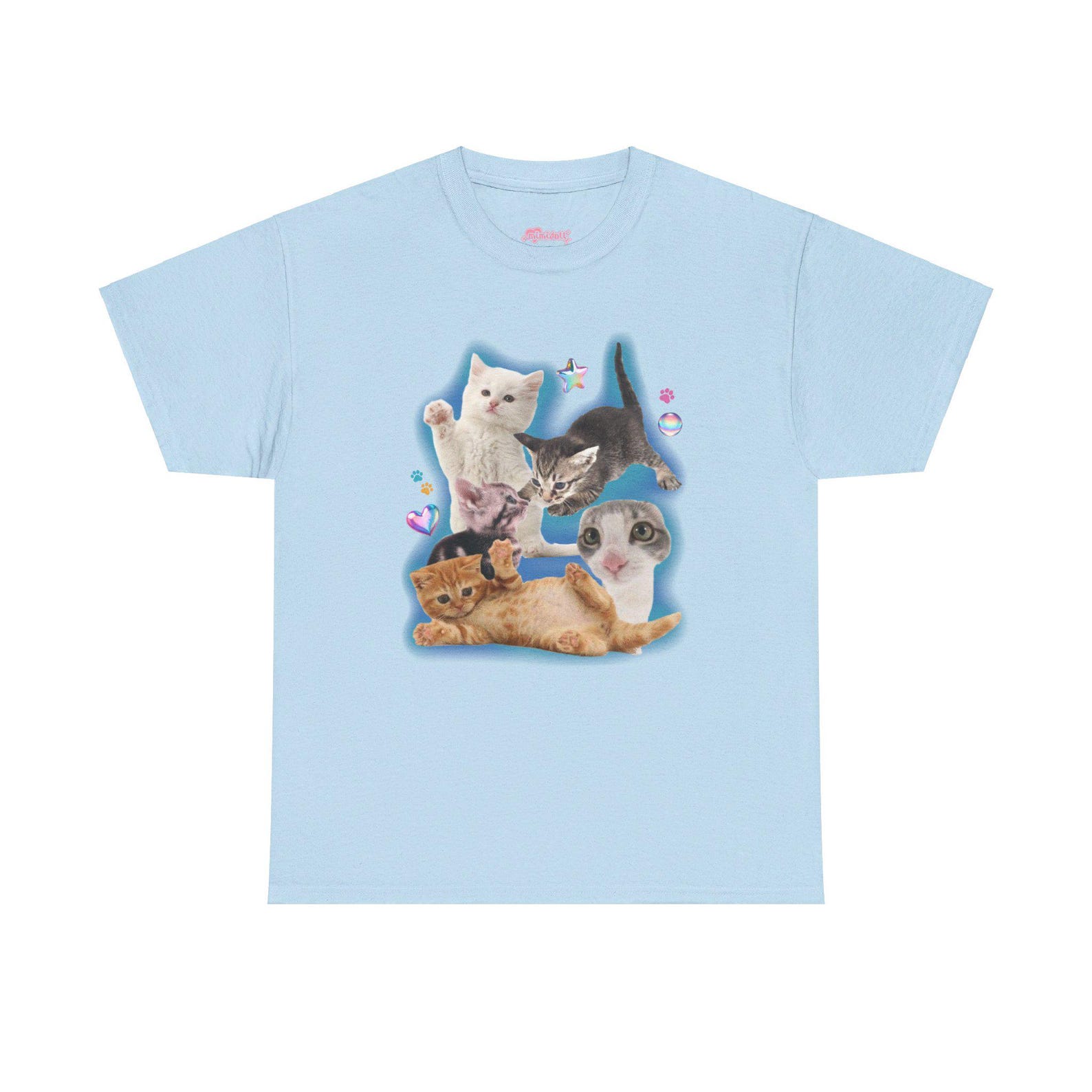Y2K Silly Cat Shirt Tee 90s Aesthetic Cat Meme Tshirt, Trashy Y2K ...