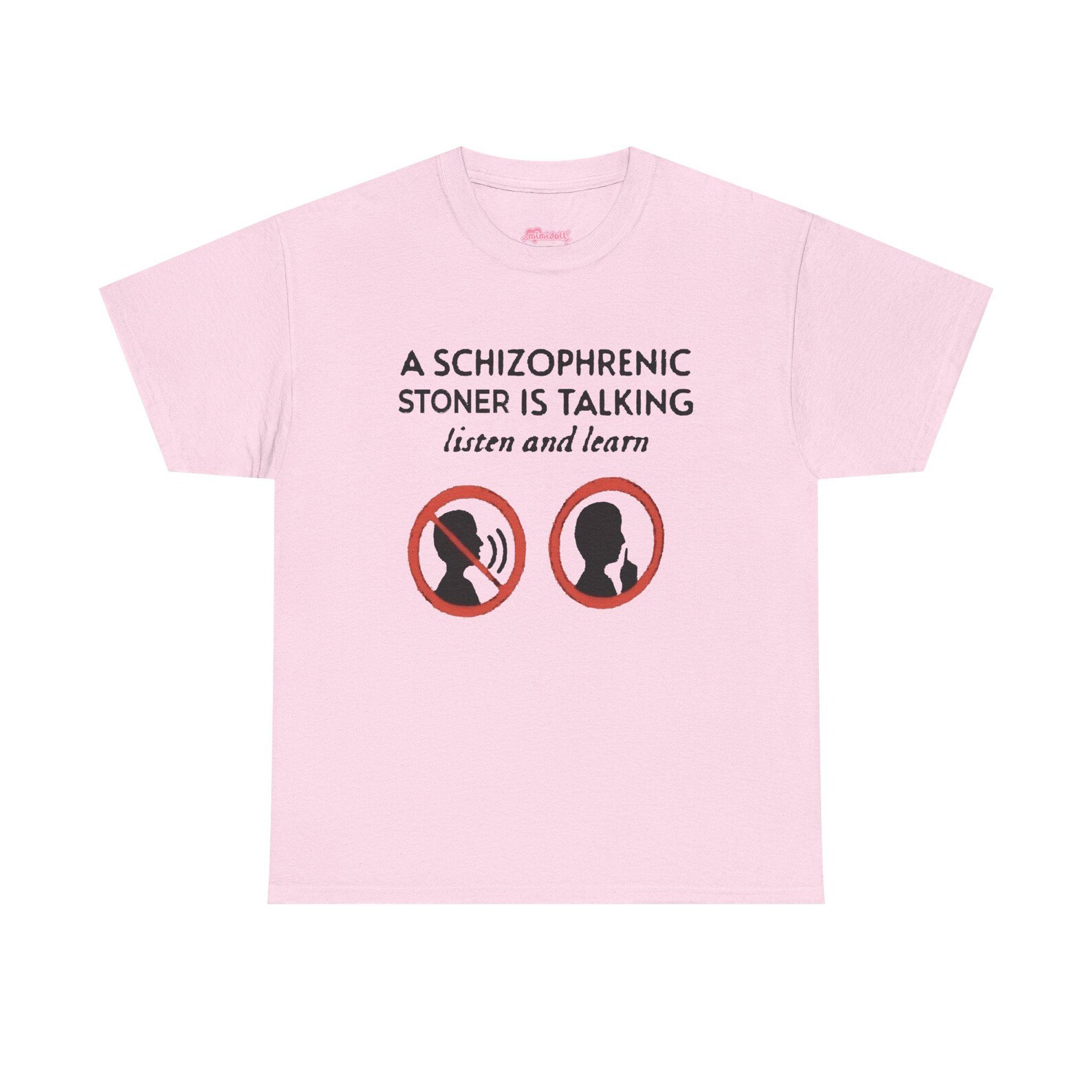 Schizophrenia Stoner Cursed T-shirt Y2K Tee Funny Tshirt Ironic ...