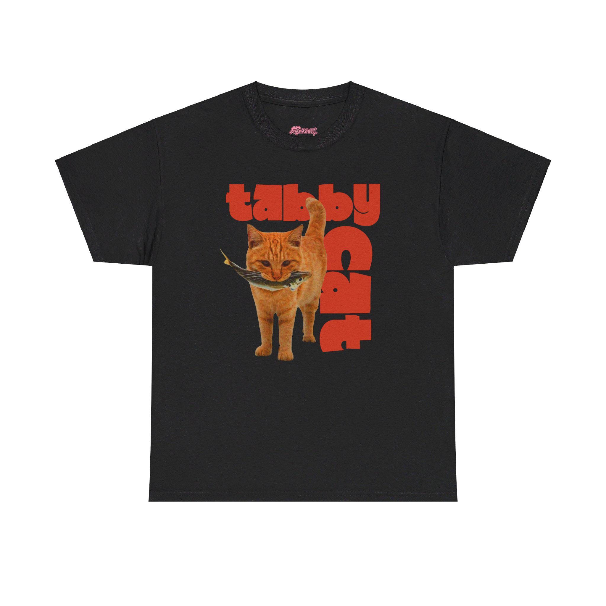 Y2K Silly Cat Shirt, Trashy Y2K Kitten Tee, 90s Harajuku Aesthetic Cat ...