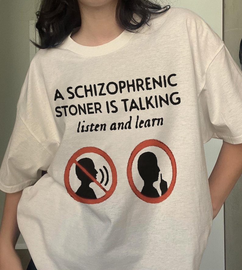 Schizophrenia Stoner Cursed T shirt Y2K Tee Funny Tshirt Ironic schizophrenia-stoner-cursed-t-shirt-y2k-tee-funny-tshirt-ironic