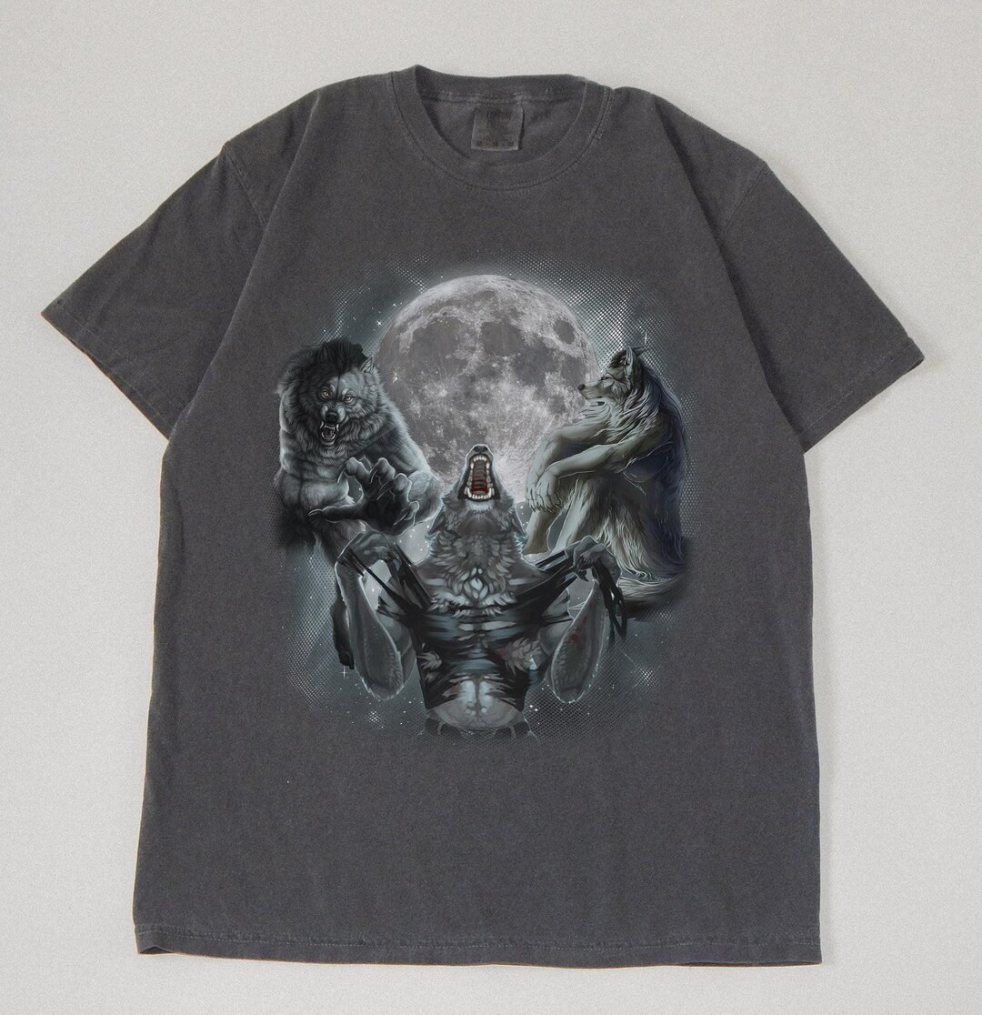 Sigma Wolf Tee, Vintage Alpha Male Funny Meme Shirts, Emo Alpha Wolf ...