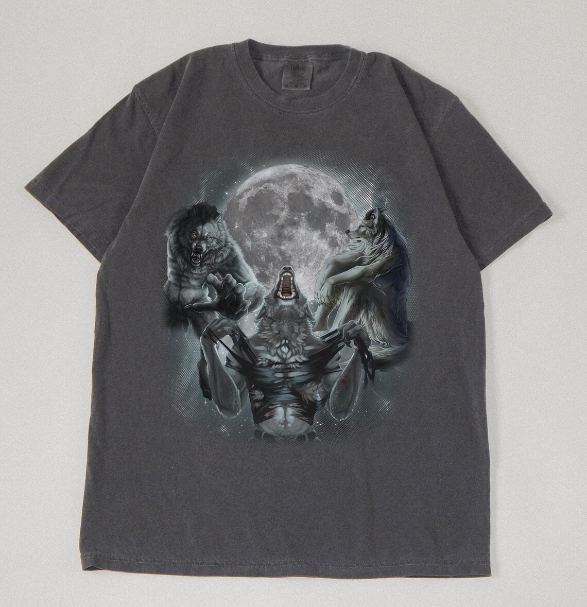 Sigma Wolf Tee, Vintage Alpha Male Funny Meme Shirts, Emo Alpha Wolf ...