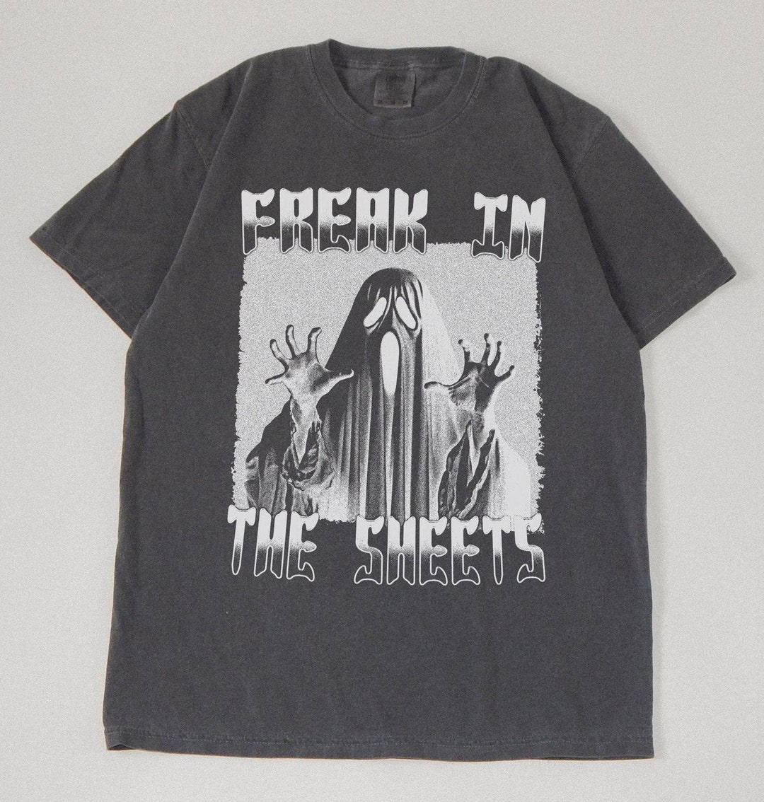 Ghost Cursed T-shirt Y2K Tee Funny Tshirt, Ironic Meme Tee Shirts That ...