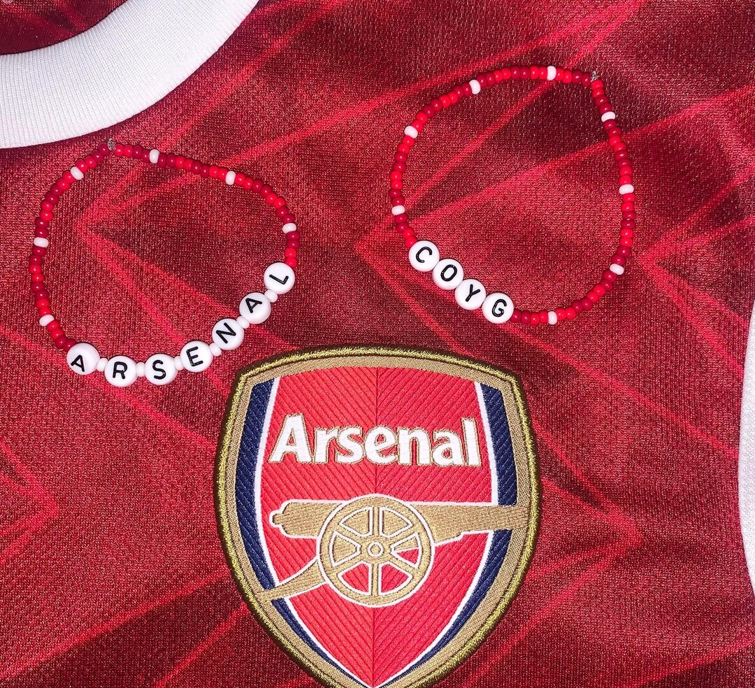 Arsenal Bracelets Kit Inspired Customisable Men and Womens Bracelets ...