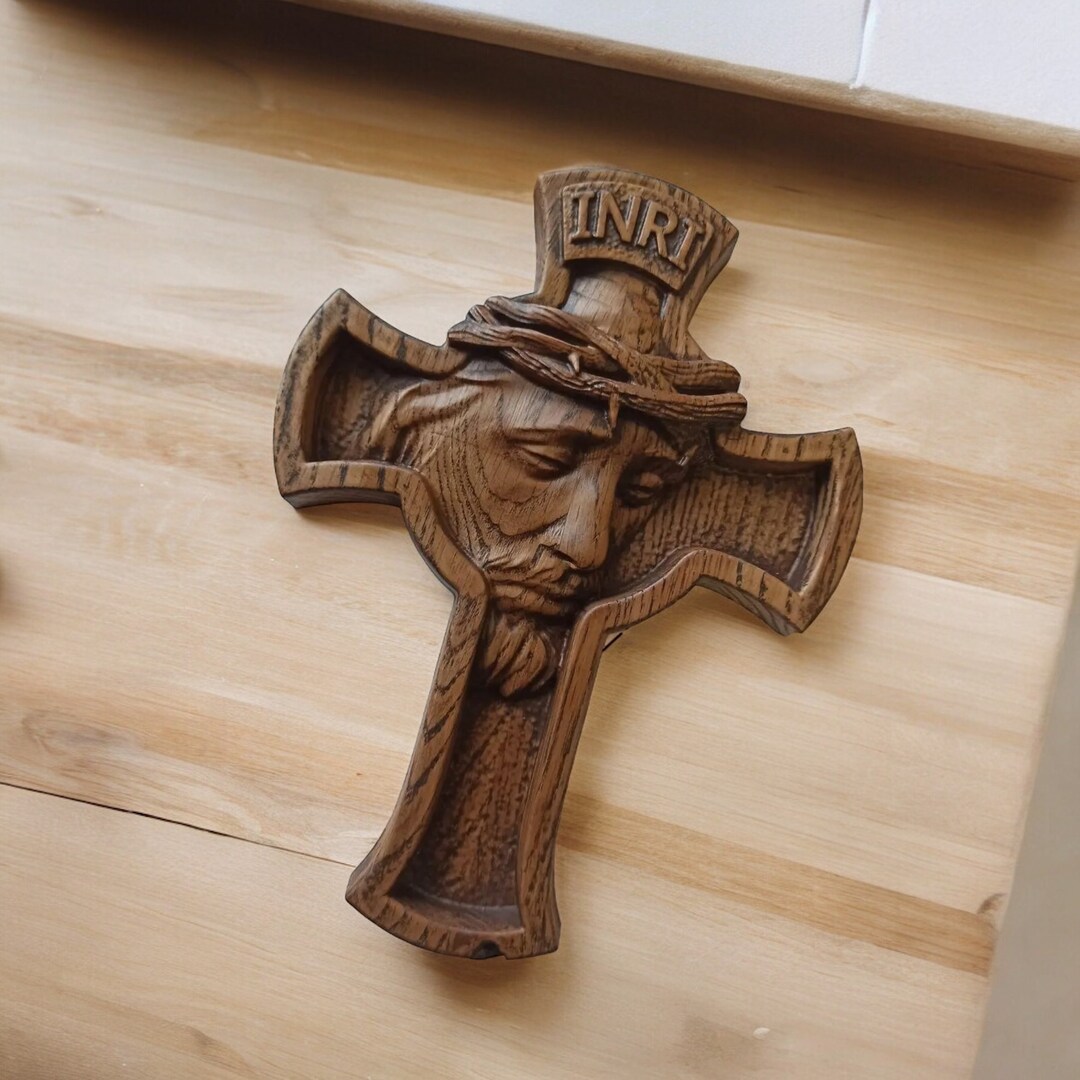 Catholic Cross Religious Wall Art Christian Home Decor Wall Christ ...