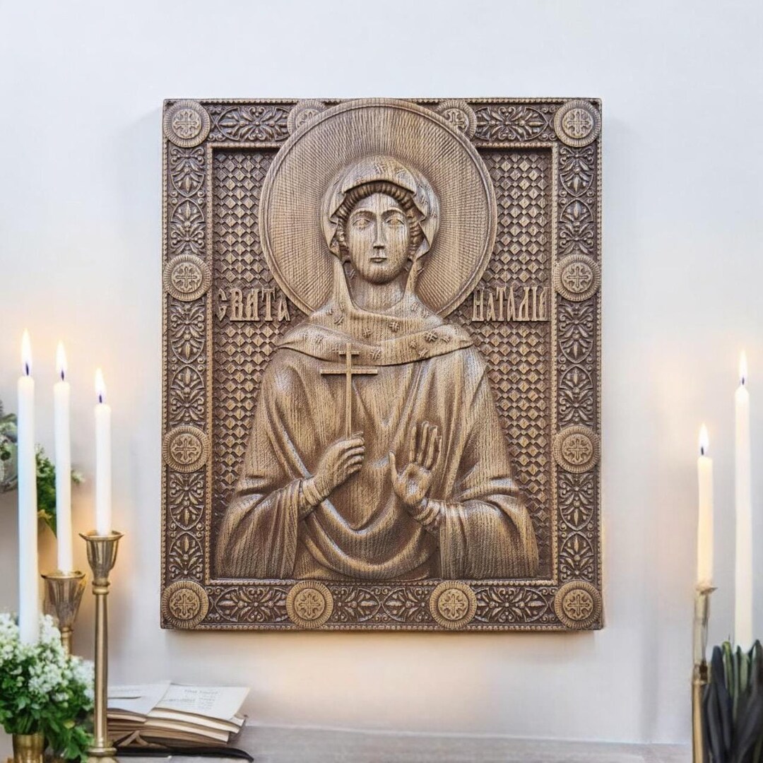 Saint Natalia Wood Carvings Religious Icons Gift Ideas for Women Gifts ...